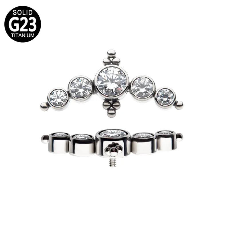 Dermal Anchor piercing | Celestical jewelry
